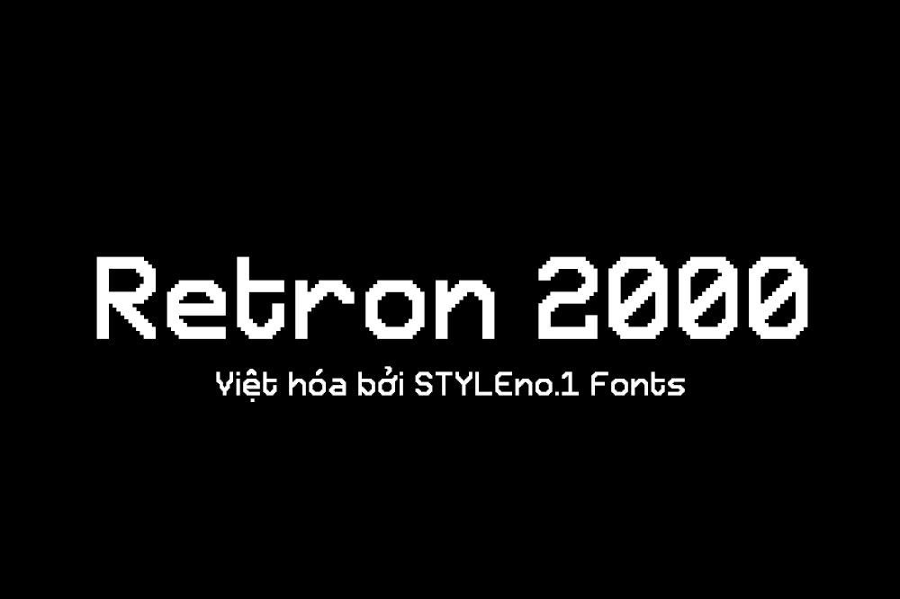 Font Việt hóa SVN Retron 2000
